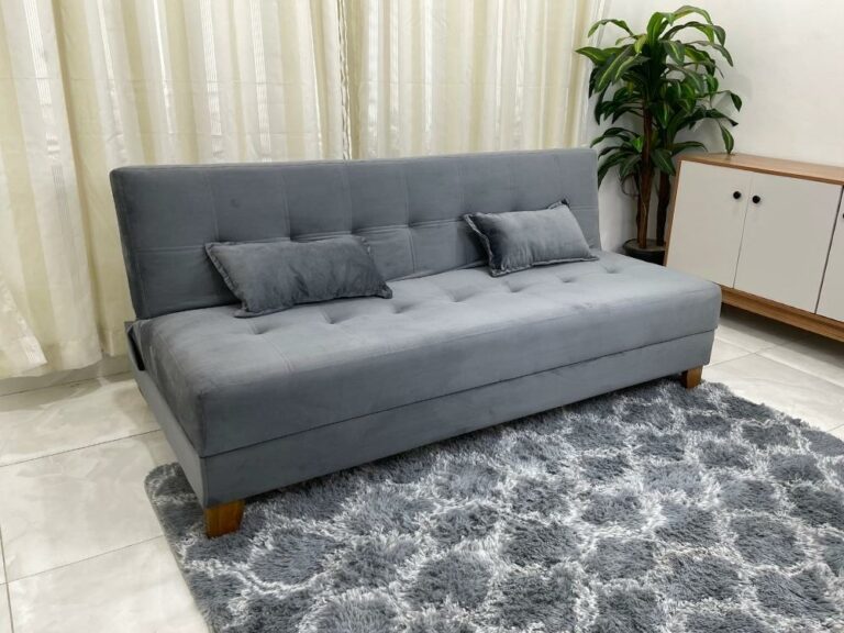 Sofá Cama Arpoador 1.85m – Cinza Veludão – Félix Móveis – Loja de ...